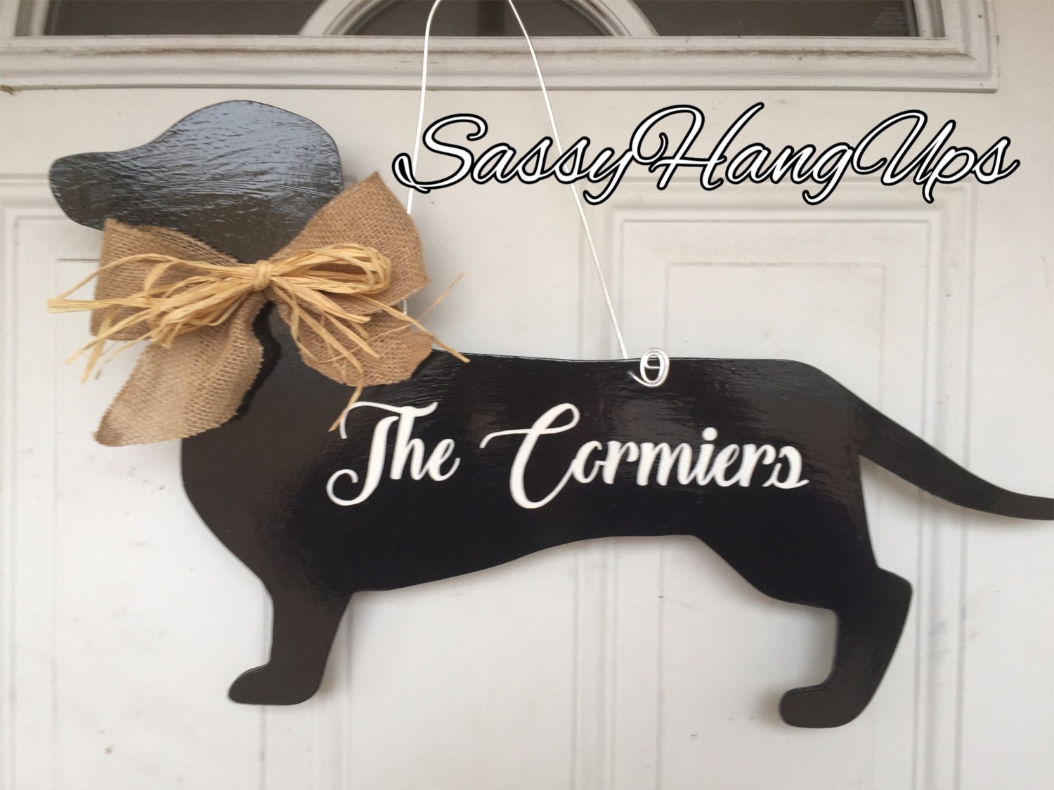 Dachshund Door Hanger Dog Door Hanger Dog Door Decoration