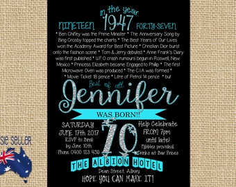 Fun facts 1947 | Etsy