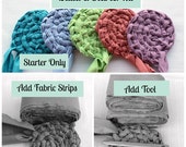 Rag Rugs Fiber Art Tea Cup Gardens and Home by WhimsiesandRugs