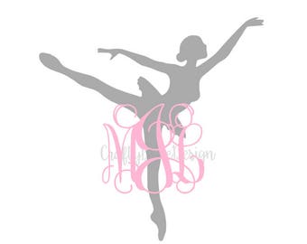 Dance monogram | Etsy