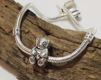 Teddy bear bead | Etsy