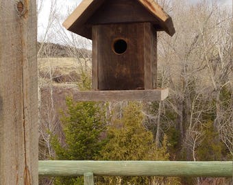 Rustic birdhouse | Etsy