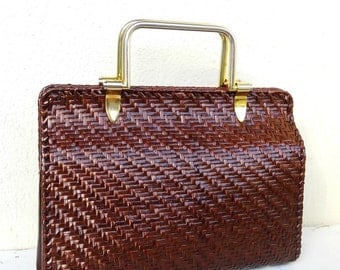 Wicker handbag | Etsy