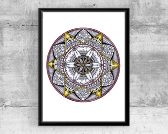 Zentangle inspired | Etsy