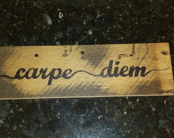 Carpe diem sign | Etsy