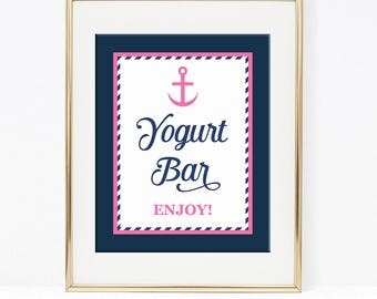Yogurt bar sign | Etsy