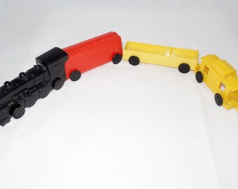 Plastic toy train | Etsy