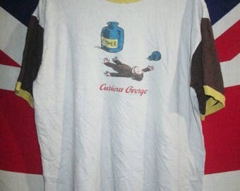 Curious george shirt | Etsy