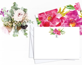 Flower notecards | Etsy