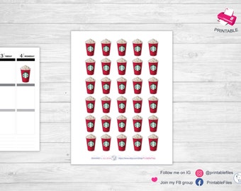Starbucks printables | Etsy