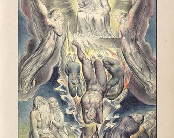 The Color Prints of William Blake. The House of Death c.1795.
