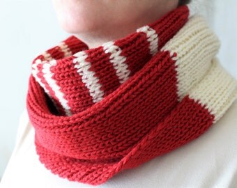 Hand knitted scarf | Etsy