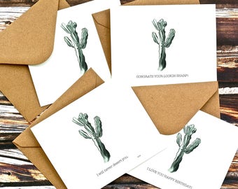 Cactus card | Etsy