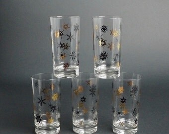 Unique snowflake glassware related items | Etsy