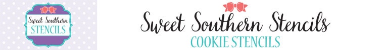 Sweet Southern Stencils 5.5 x 5.5 Cookie by SweetSouthernStencil