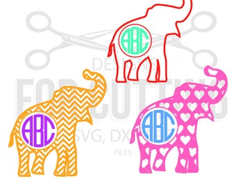 Svg elephant chevron | Etsy