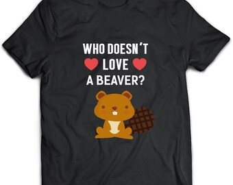 Beaver tshirt | Etsy