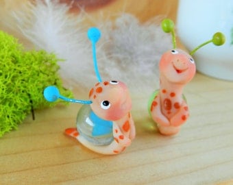 Miniature snails | Etsy