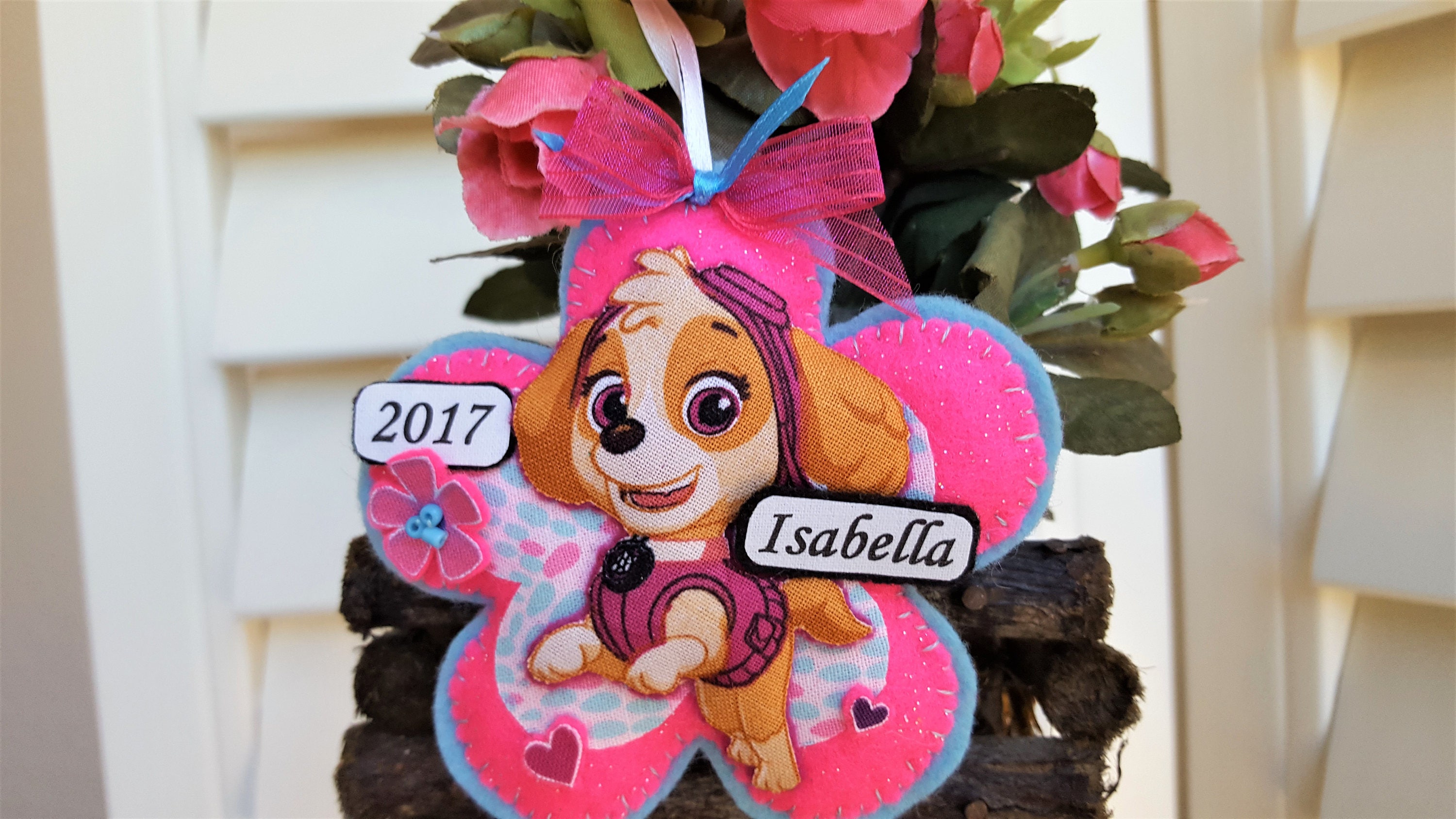 Skye Paw Patrol Birthday Or Christmas Ornament Can