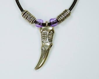 Animal tooth pendant | Etsy