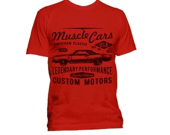 Muscle car t shirt | Etsy