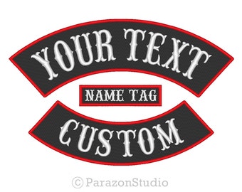 Custom rocker patch | Etsy