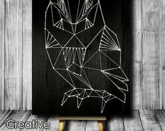 Owl string art | Etsy