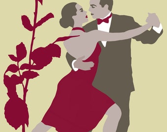 Tango art | Etsy