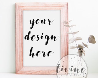 Simple wood frame | Etsy