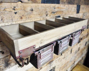 Vintage metal shelf | Etsy