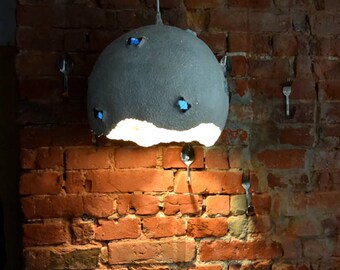 Paper pulp lamp | Etsy