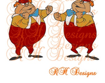 Tweedle dee dum | Etsy