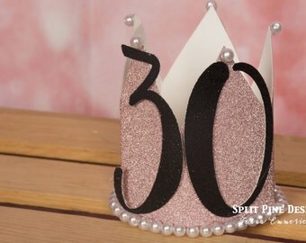 30th birthday crown | Etsy