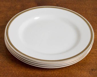 White and gold china | Etsy