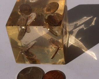 Coin paperweight | Etsy