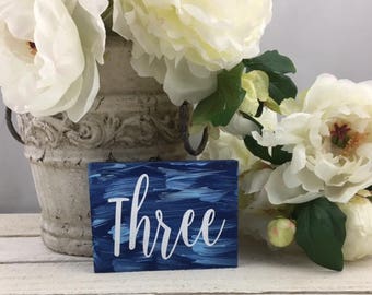 Beach table numbers | Etsy