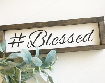 Blessed sign | Etsy