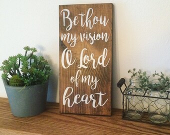 Be thou my vision | Etsy