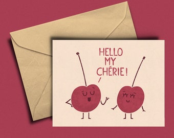 Flirting card | Etsy