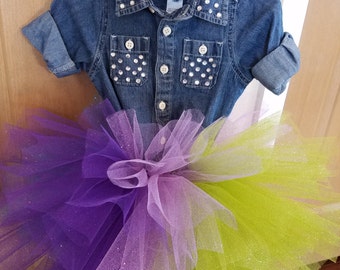 Denim tutu | Etsy
