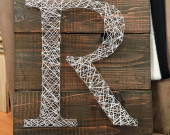 Monogram string art | Etsy