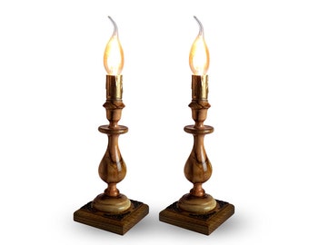 Candlestick lamp | Etsy