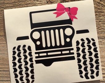 Jeep girl decals | Etsy