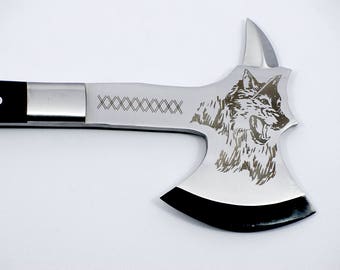 Wolf axe | Etsy
