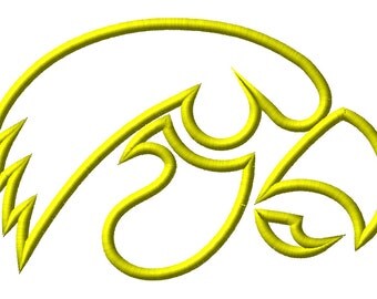 Iowa hawkeye logo | Etsy