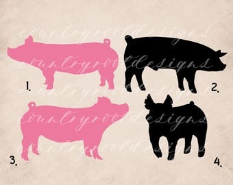 Show pig decal | Etsy