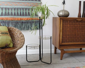 Metal plant stand | Etsy