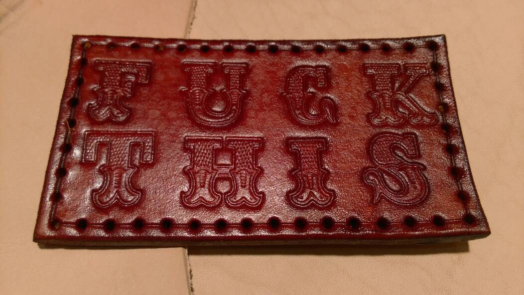 Offensive Patches Leather Patch Inappropriate Patch