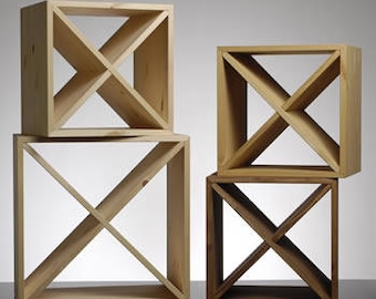 Wooden wine rack | Etsy