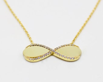 Gold infinity symbol | Etsy